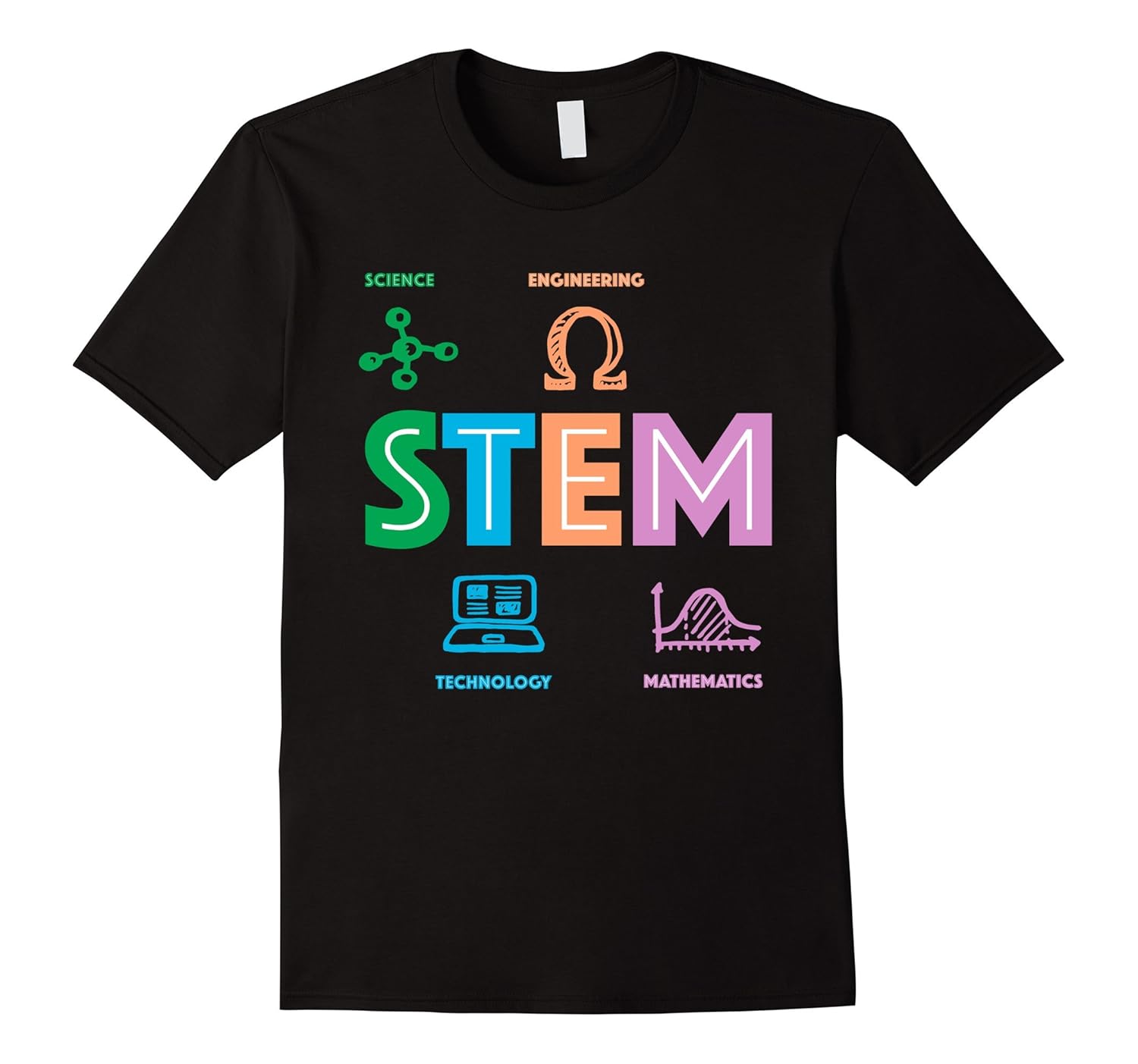 STEM Tshirt – Science, Technology, Engineering, Mathematics-TH – TEEHELEN