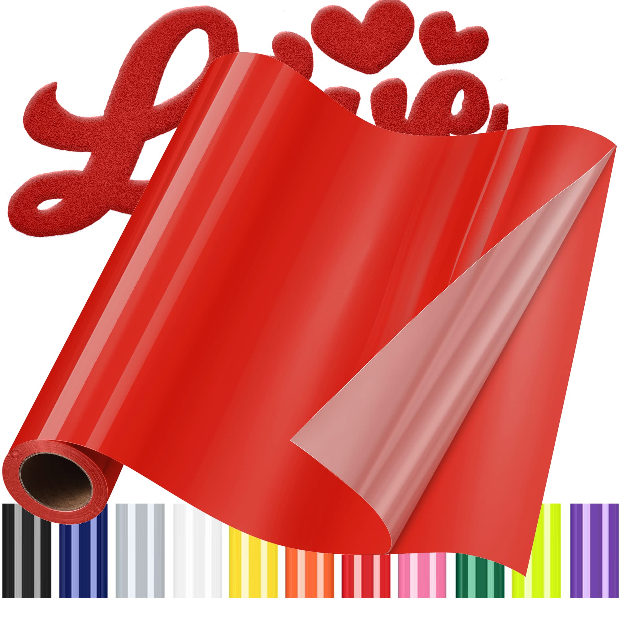 3d Vinyl Heat Transfer for T-Shirts, 12" x6ft 3D Puff HTV Iron on Vinyl ...