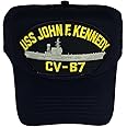 USS John F. Kennedy CV-67 Hat - Navy Blue - Veteran Owned Business at ...