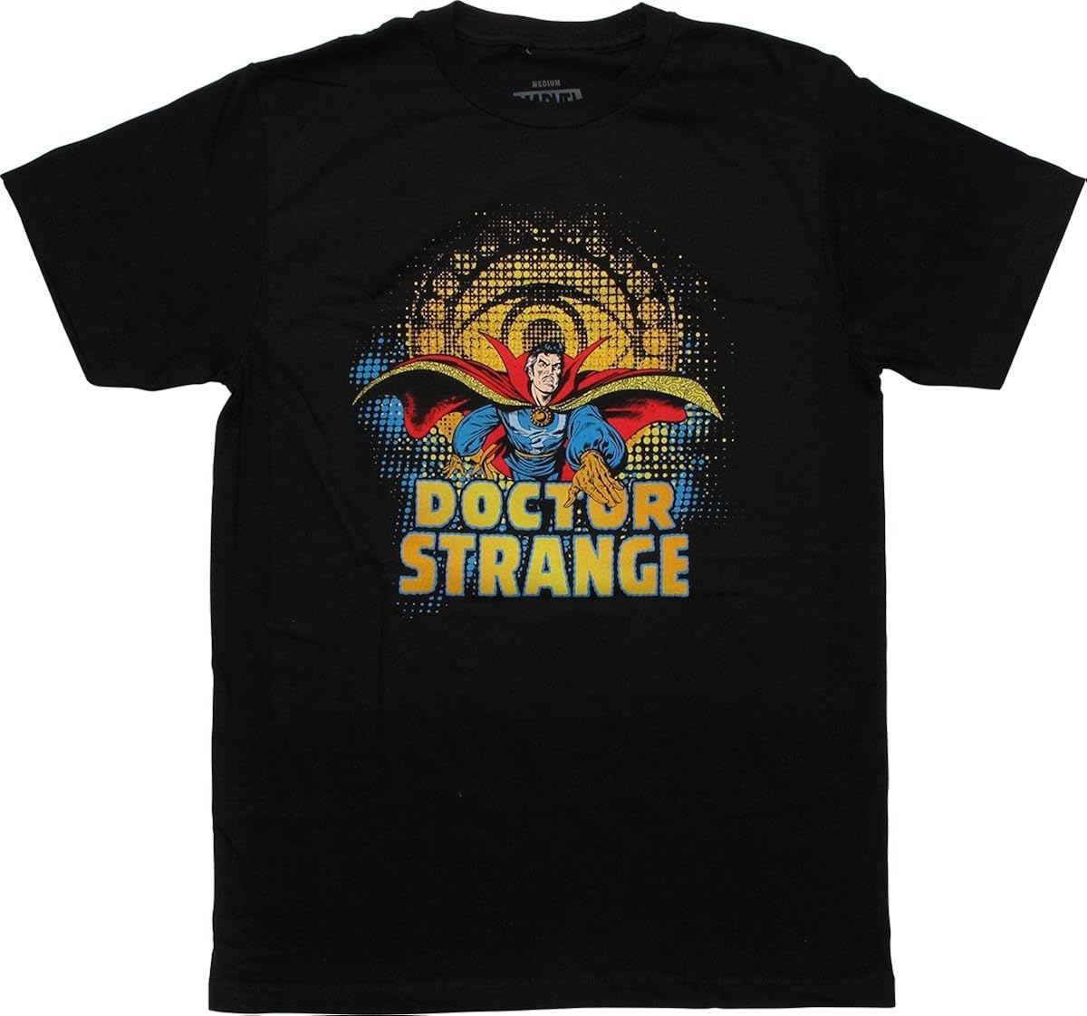CID Men's Dr Strange-Strange & Logo T-Shirts, Black, Large: Amazon.co ...
