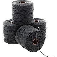 Amazon.com: The Beadsmith S-Lon Bead Cord – .5 mm Twisted Nylon Cord ...