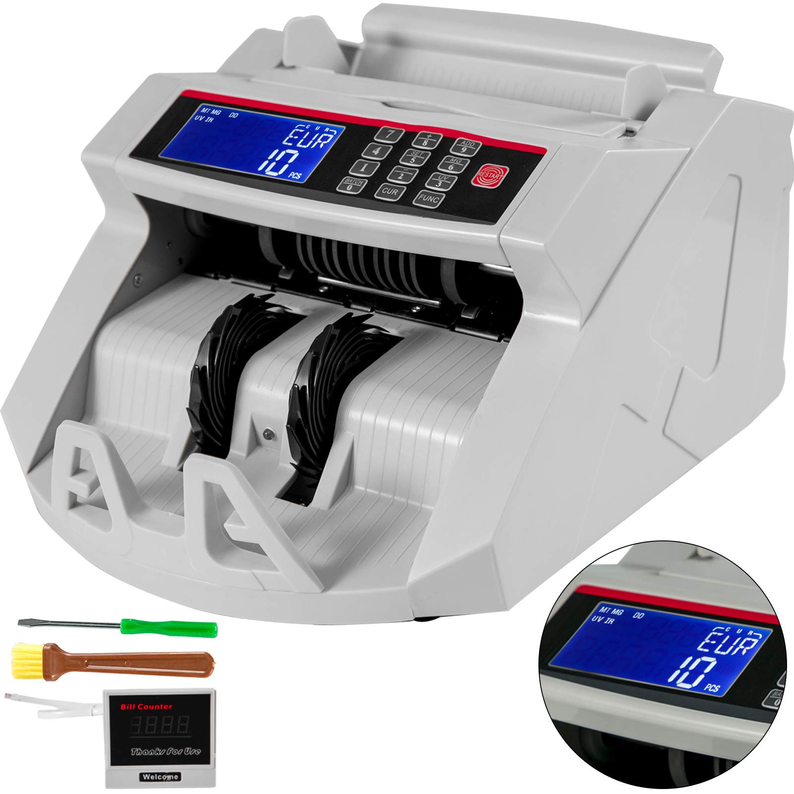 Vevor Upgraded Money Counter With Uv Mg Ir Mt Counterfeit | Desertcart ...
