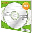 Amazon.com: Cellet CD-R 5-Pack – 700MB 80-Minute Blank Discs, 52X Speed for Data, Music, and ...
