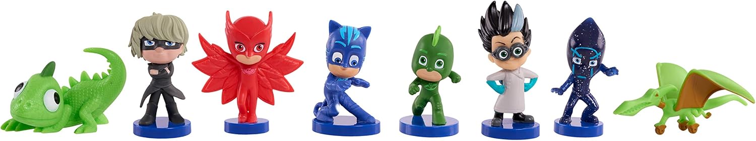 Amazon.com: PJMASKS Collectible Figure Set 8 Pieces: Toys & Games