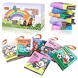 Amazon.com: teytoy My First Soft Book, 6 PCS Nontoxic Fabric Baby Cloth ...