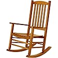 Amazon.com: Hupmad Wooden Rocking Chair Rocker Outdoor Oversized Porch ...