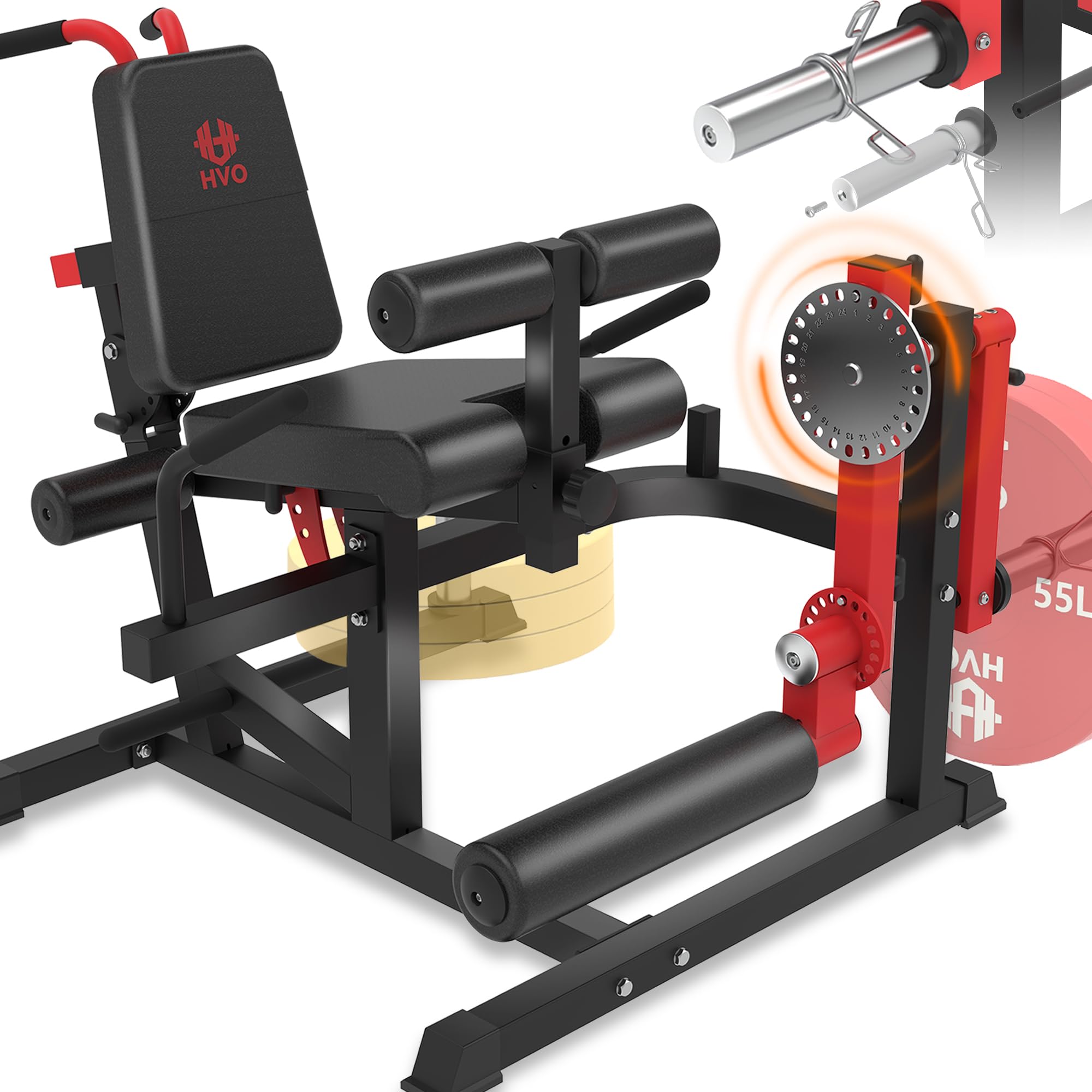 HVO Leg Extension and Curl Machine - Leg Curl Machine Workout for Home ...