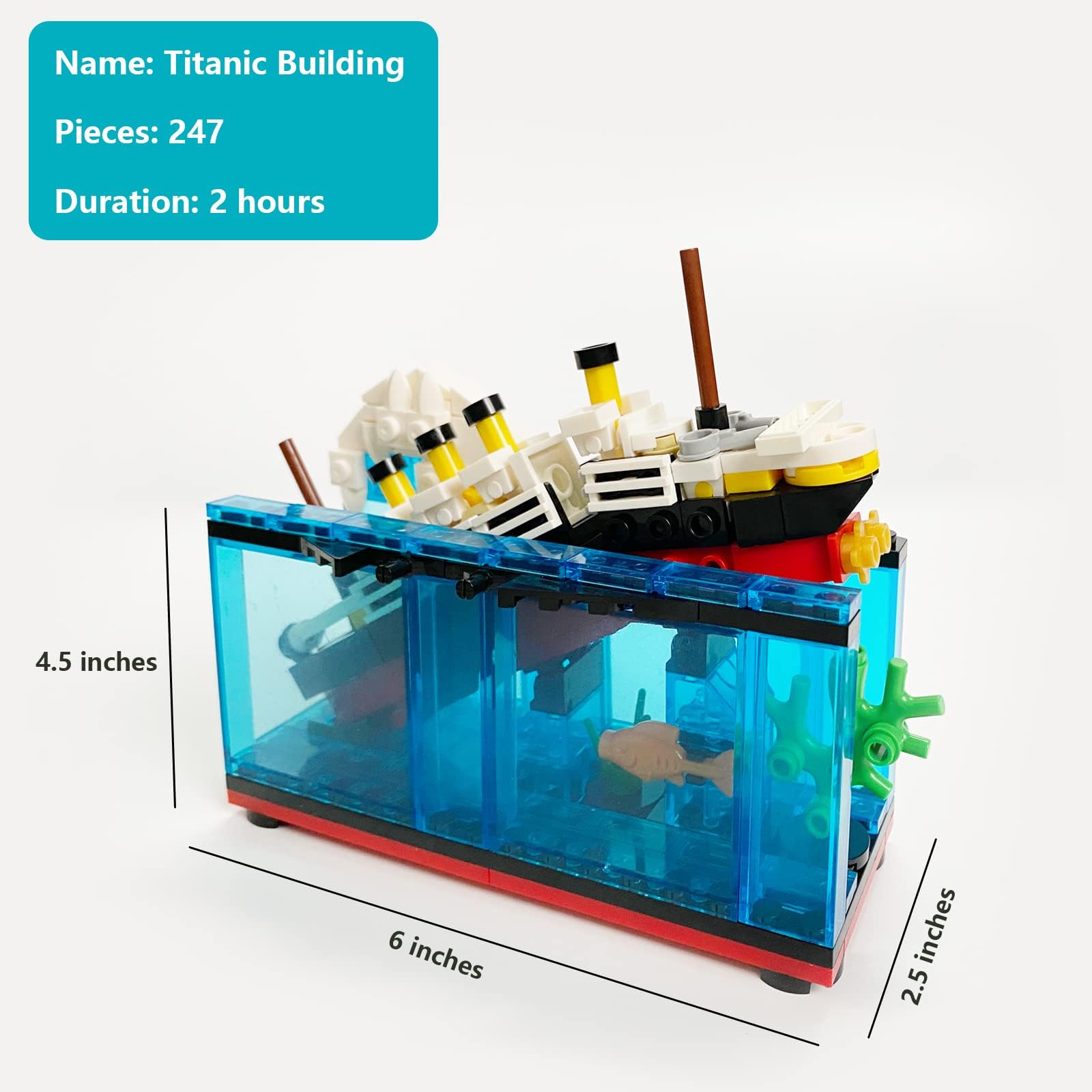 Mua Titanic Sink and Break in Half Toy Building Blocks, Titanic Cruise ...