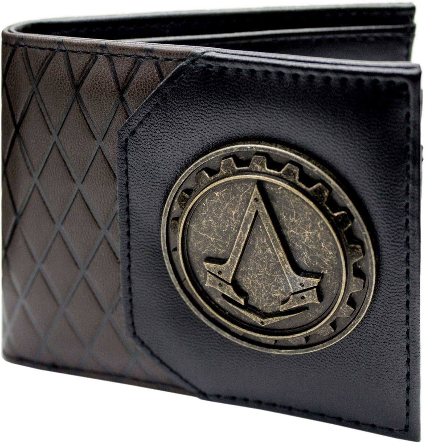 Ubisoft Assassins Creed Syndicate Cog Brown ID & Card Bifold Wallet ...