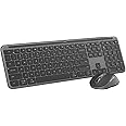 Amazon.com: Logitech MK955 Signature Slim Wireless Keyboard and Mouse ...