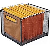 Amazon.com: Meshist Mesh Hanging File Folder Box Organizer, Office ...