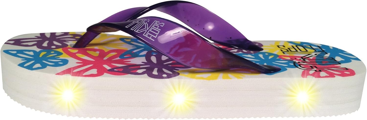 Amazon.com | Flik Flops LED Light Up Flip Flops - Butterfly | Sandals