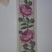 Textile Heritage Collection Cross Stitch Bookmark Kit - Damask Rose ...