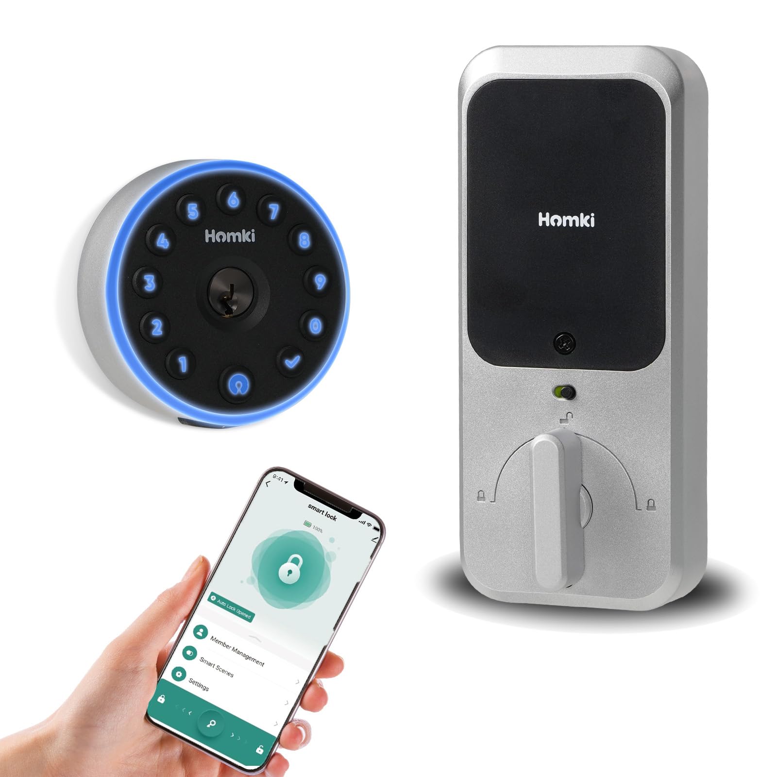 Keyless Entry Door Lock Deadbolt With Keypad,Smart Door Locks For Front ...