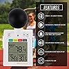 Wet Bulb Thermometer 2-in-1 WBGT + HI Heat Index Checker Heat Stress ...