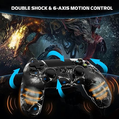 PS4 Wireless Controller With Audio Jack, Six-Axis Motion Control ...
