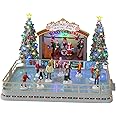 Amazon.com: Lemax Christmas Grove Skating Rink, with 4.5V Adaptor ...