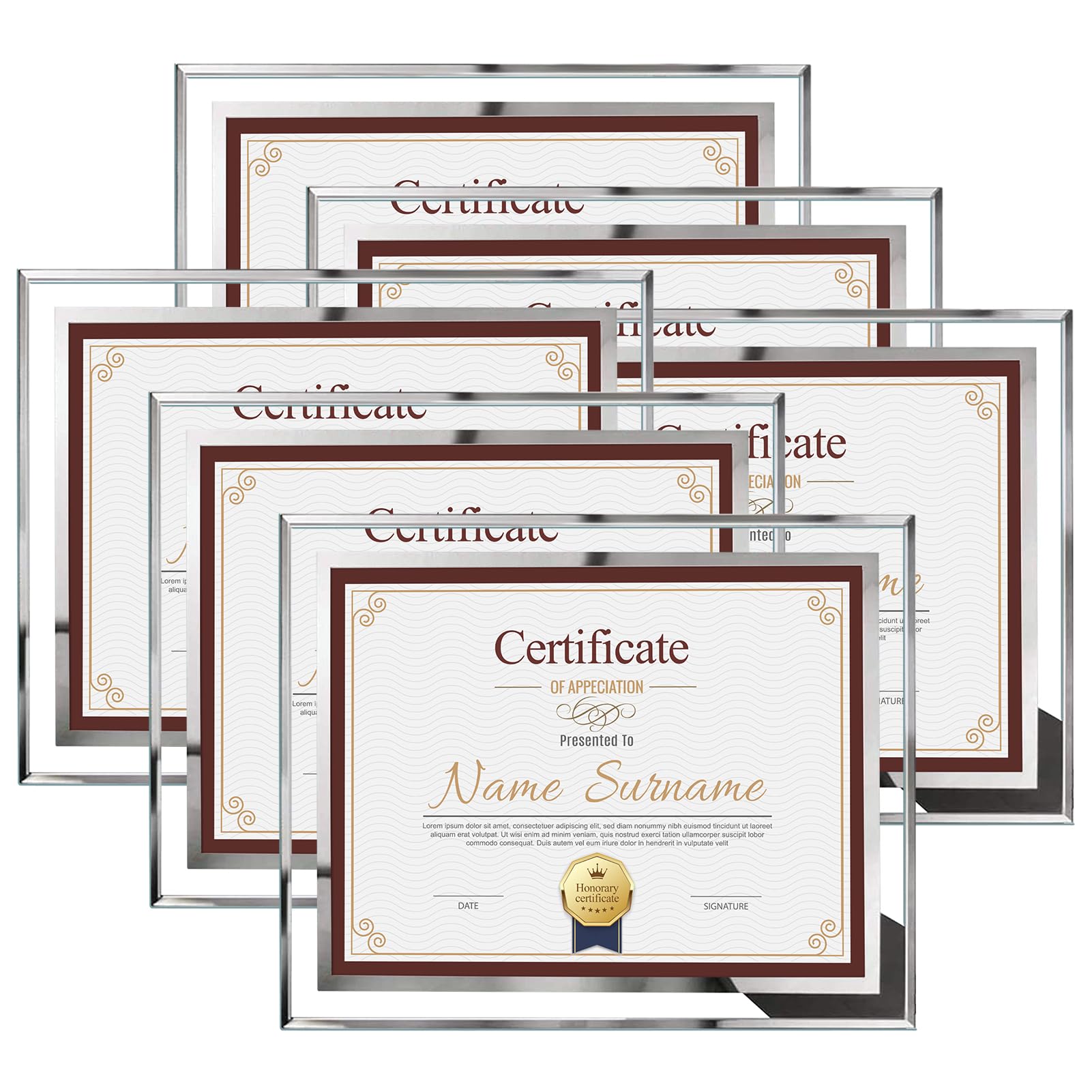 Certificate Frames 8.5x11 Schliersee 8.5x11 Certificate Frames - 6-Pack ...