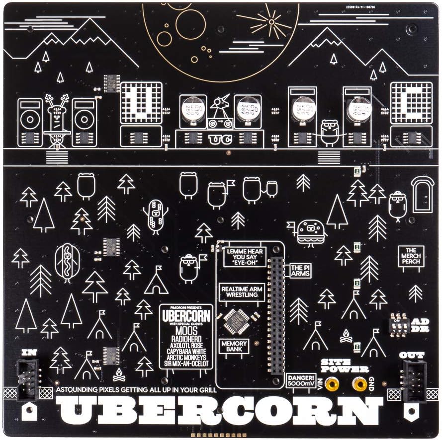 Ubercorn – 256 big, bright, colourful pixels on a 16×16 matrix that you ...