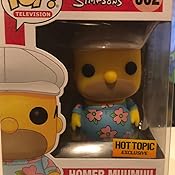 Amazon.com: Funko Pop The Simpsons Homer in A Muumuu Vinyl Figure ...