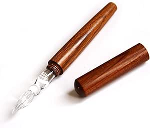 Amazon.com : Handmade Glass Dip Pen - Crystal Spiral Tip Smooth ...