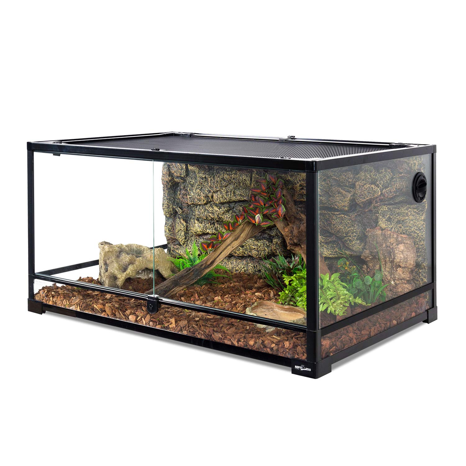 Mua REPTI ZOO 67 Gallon Reptile Glass Terrarium, Double Hinge Door with ...