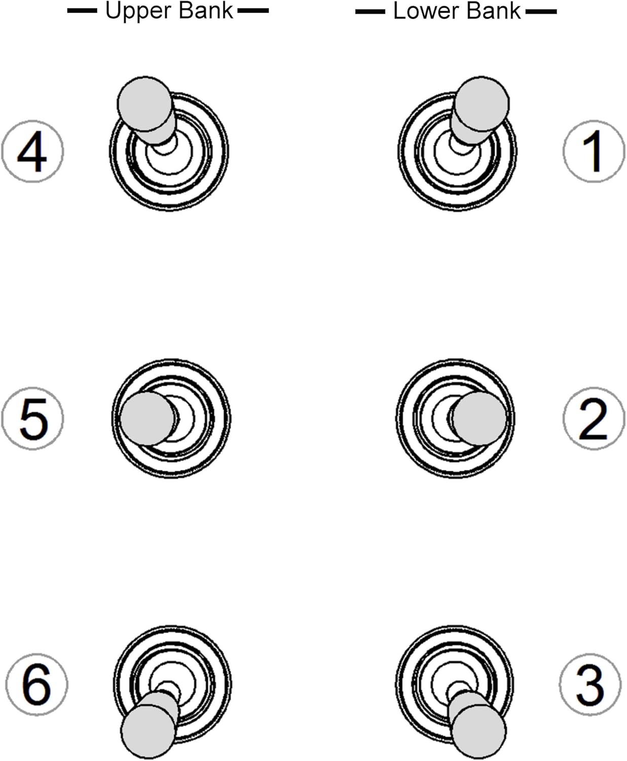 Free-Way 6 Way Toggle Switch Pre-Wired Nickel – BigaMart