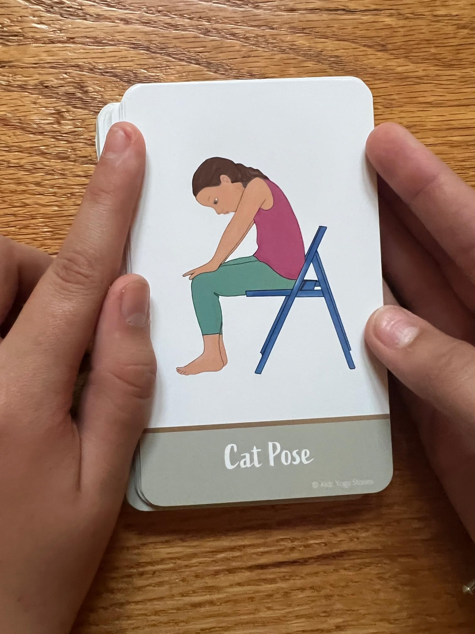 Mua Chair Yoga Poses Cards for Kids: Movement or Brain Breaks in ...