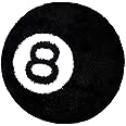 Amazon.com: 8 Ball Rug - 24 inch White & Black Trendy Rug - Cool Rugs ...