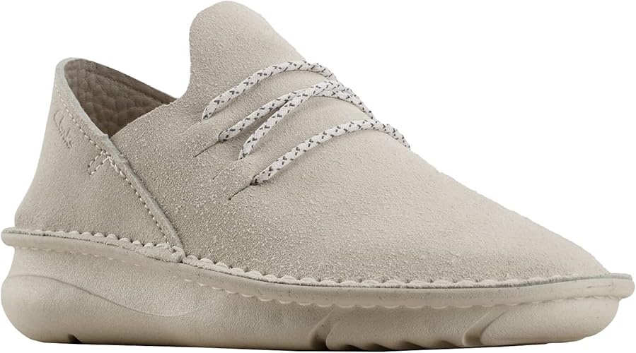 Clarks Womens/Ladies Origin Leather Casual Shoes (8) (White) : Amazon ...