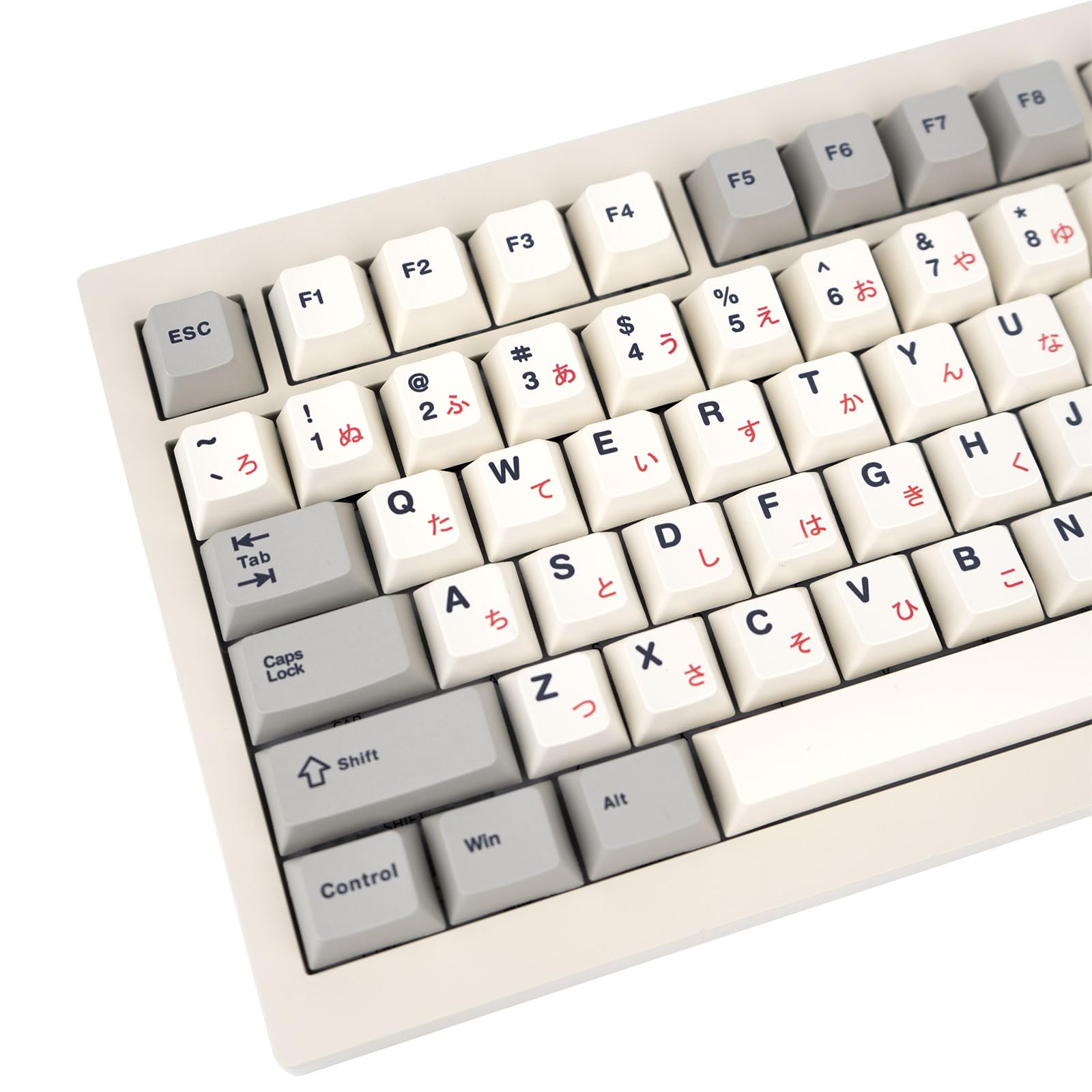 Mua 135 Keys Retro Japanese Keycaps Set, Ash Grey PBT Cherry Profile ...