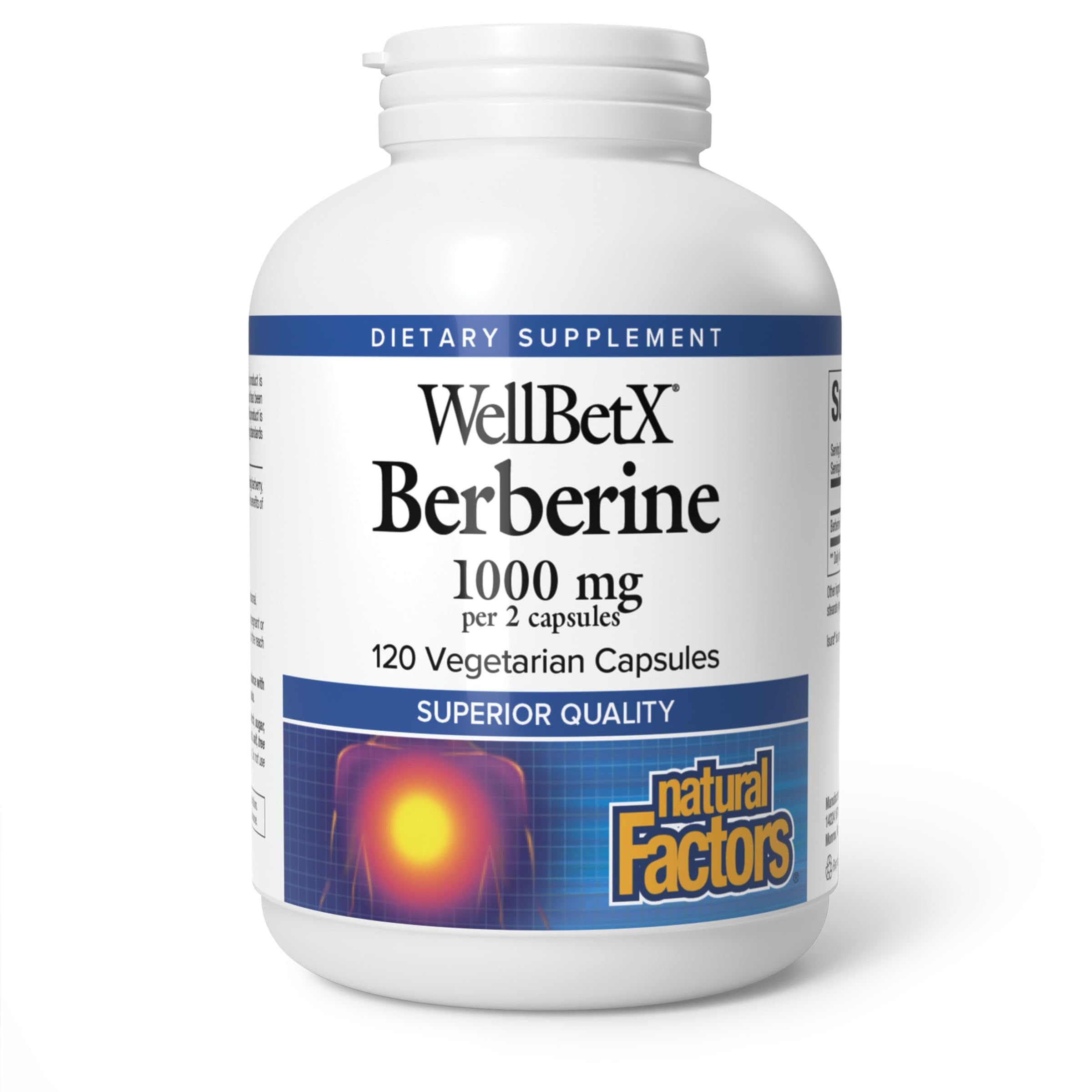 Natural Factors WellBetX Berberine, 500 mg, 120 Capsules for sale ...