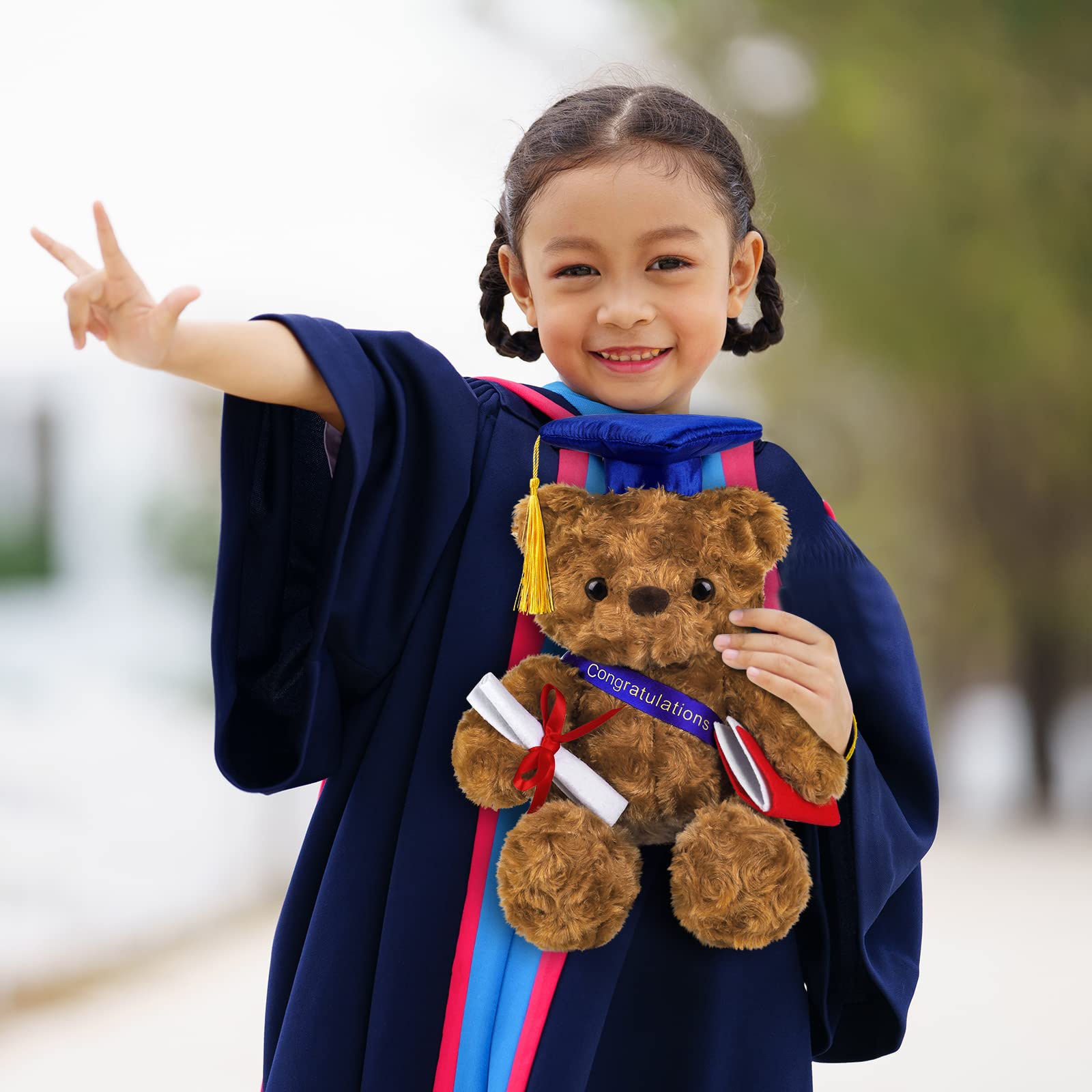 Mua Brown Graduation Teddy Bear 10 Inch Plush Stuffed Animal Teddy Bear ...