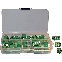 Screw Terminal Block Kit 5mm Pitch 2, 3, 4 Pole (40 pcs) by QSU: Amazon ...