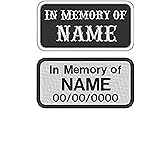 Amazon.com: Custom Embroidered Memorial Patch Biker in Memory of ...