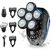 Amazon.com: Roziaplus 7D Head Shavers for Bald Men 5 in 1 Waterproof ...