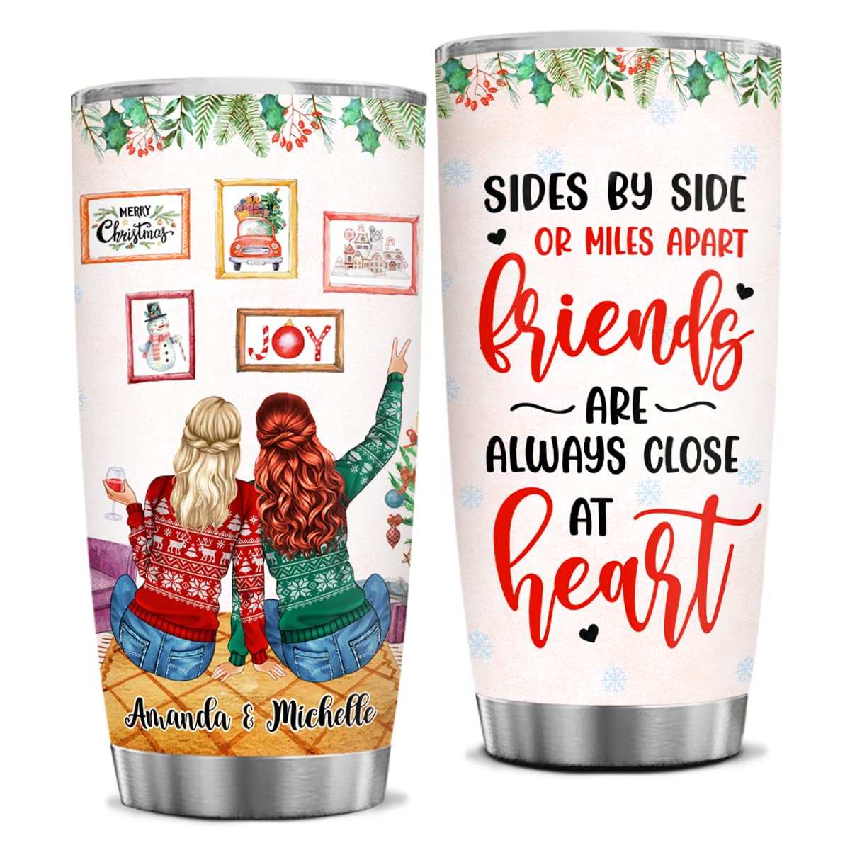 Mua wowcugi Personalized Best Friend Tumbler Cup Friends Are Close At ...