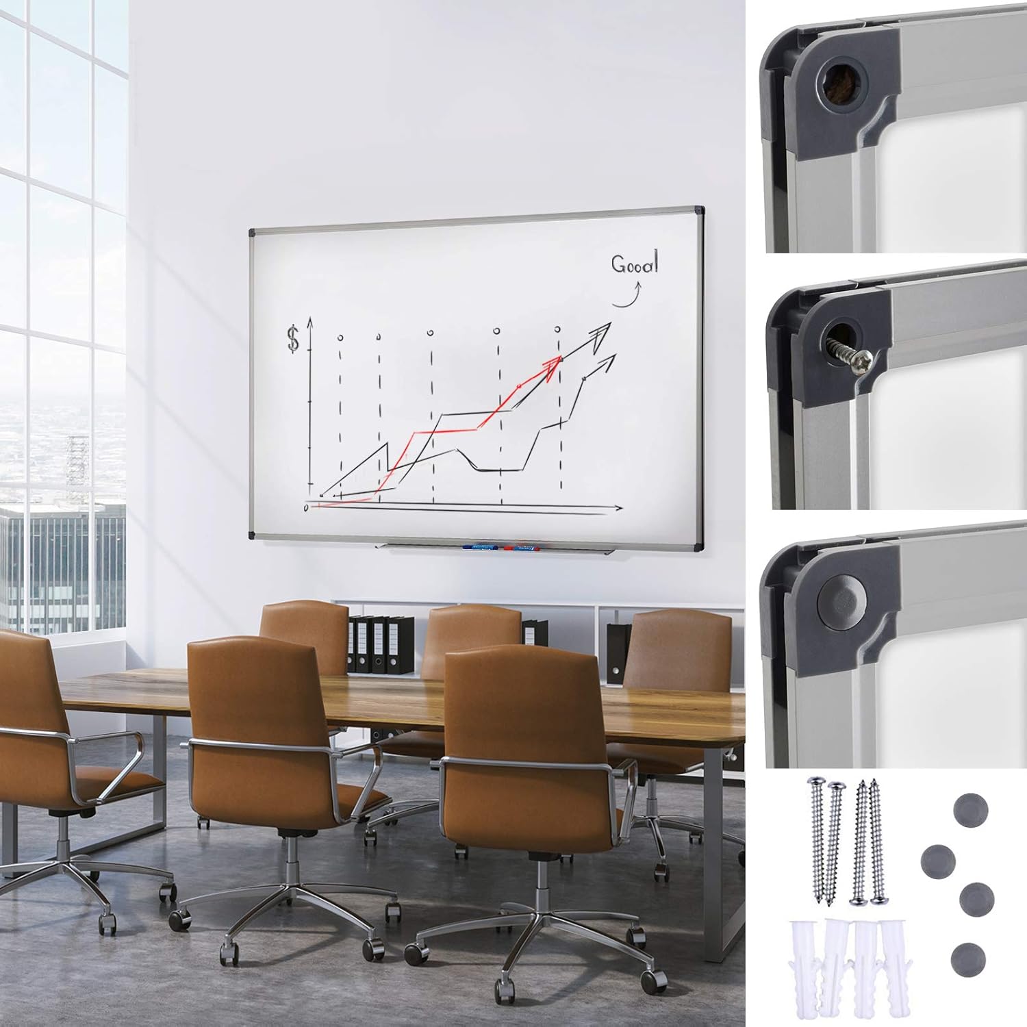 Office Products Office Marshal Professional Magnetic Dry Erase Board 