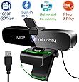 Amazon.com: Full HD 1080P USB Web Camera (30fps), Plug & Play Webcam ...