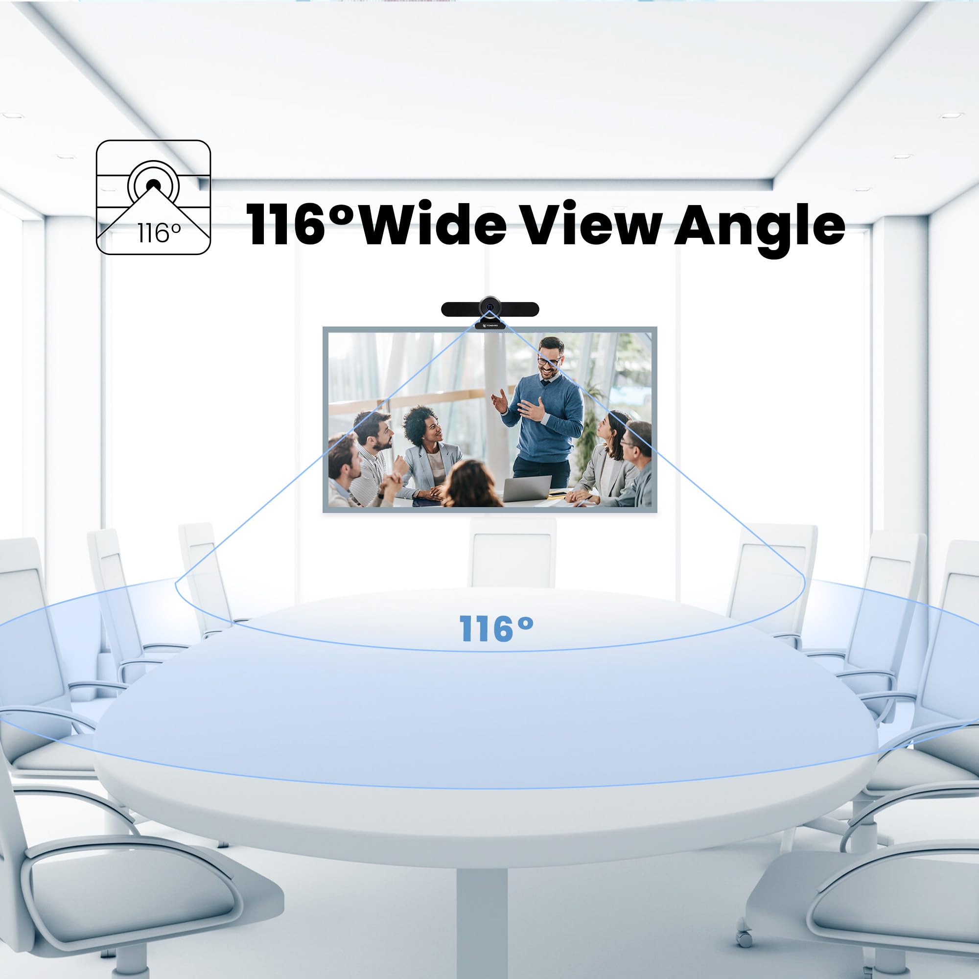 Mua 4K Webcam Conference Call TV Room Web Camera with Dual Microphones ...
