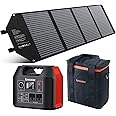 Amazon.com : Power Station with Solar Panel EnginStar 300W Generator Bundle w/ 100W Solar Panel ...