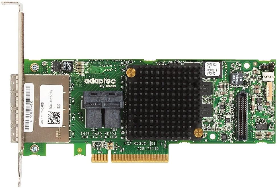 Adaptec RAID 78165-6Gb/s SAS - PCI Express 3.0 x8 - Plug-in Card - RAID ...