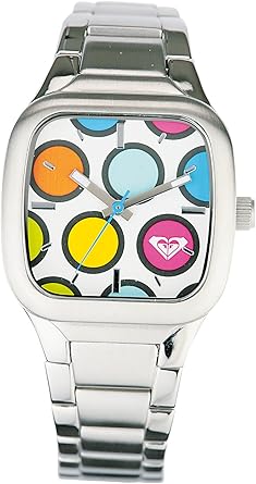 Roxy Aka Ladies Analogue Stainless Steel Fashion Watch: Amazon.co.uk ...