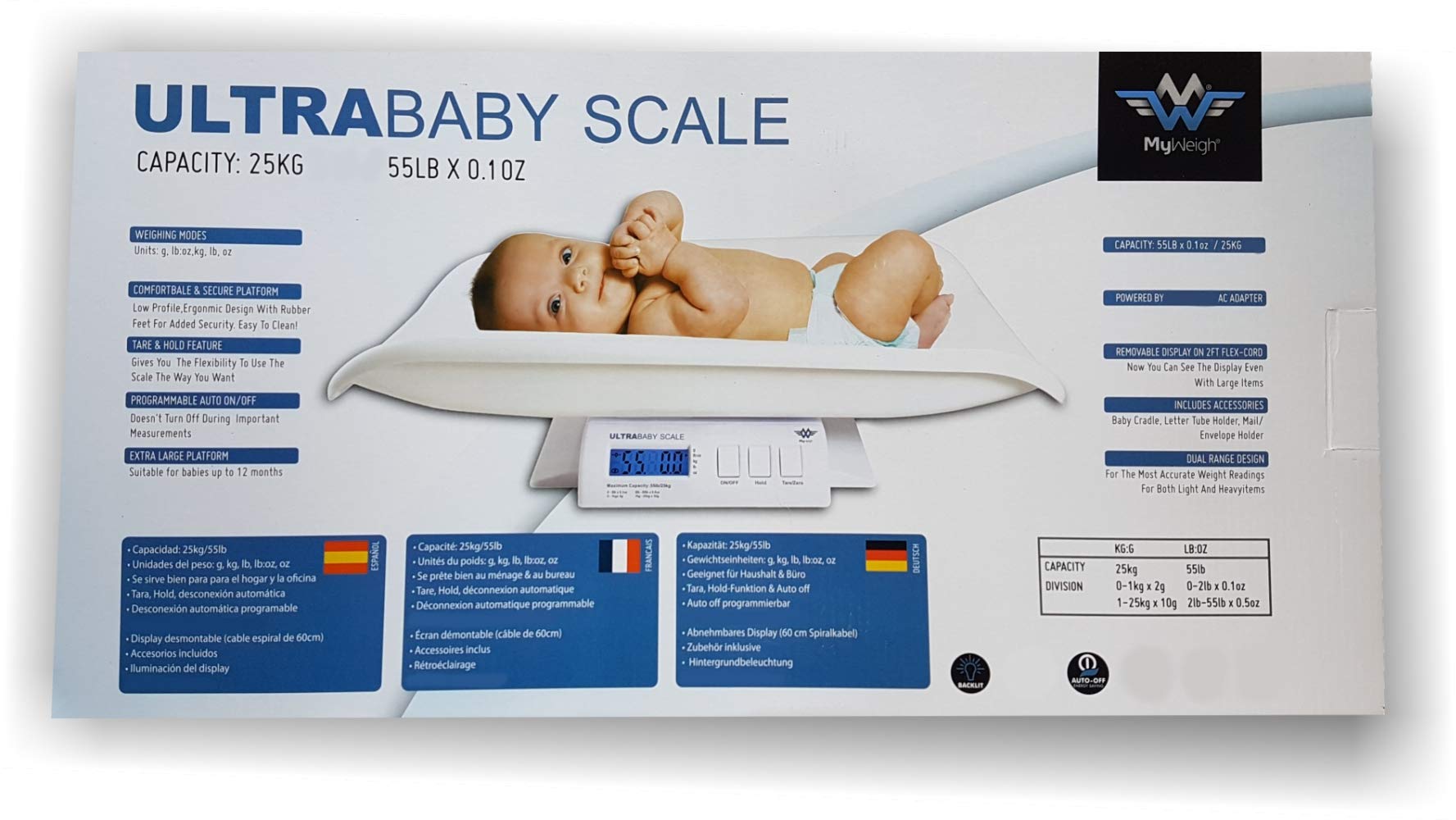 Mua My Weigh Ultra Baby Precision Digital Baby or Pet Scale, 55 Pound ...