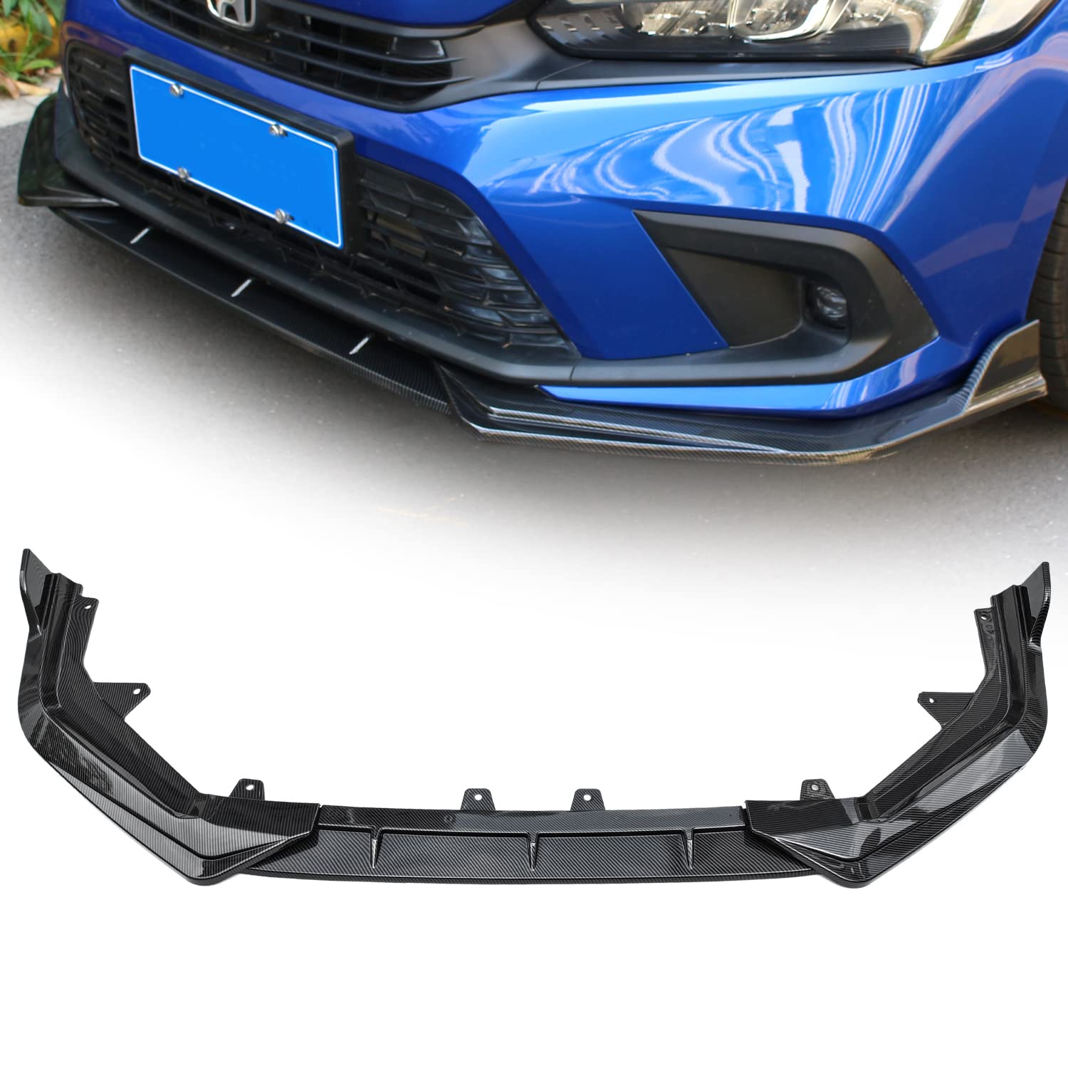 ARCHAIC Front Spoiler for 11th Gen Civic Sedan/Hatchback 2022-up, ABS ...