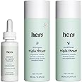 Amazon.com : Hers Thick Fix Shampoo, Conditioner and Minoxidil Serum ...