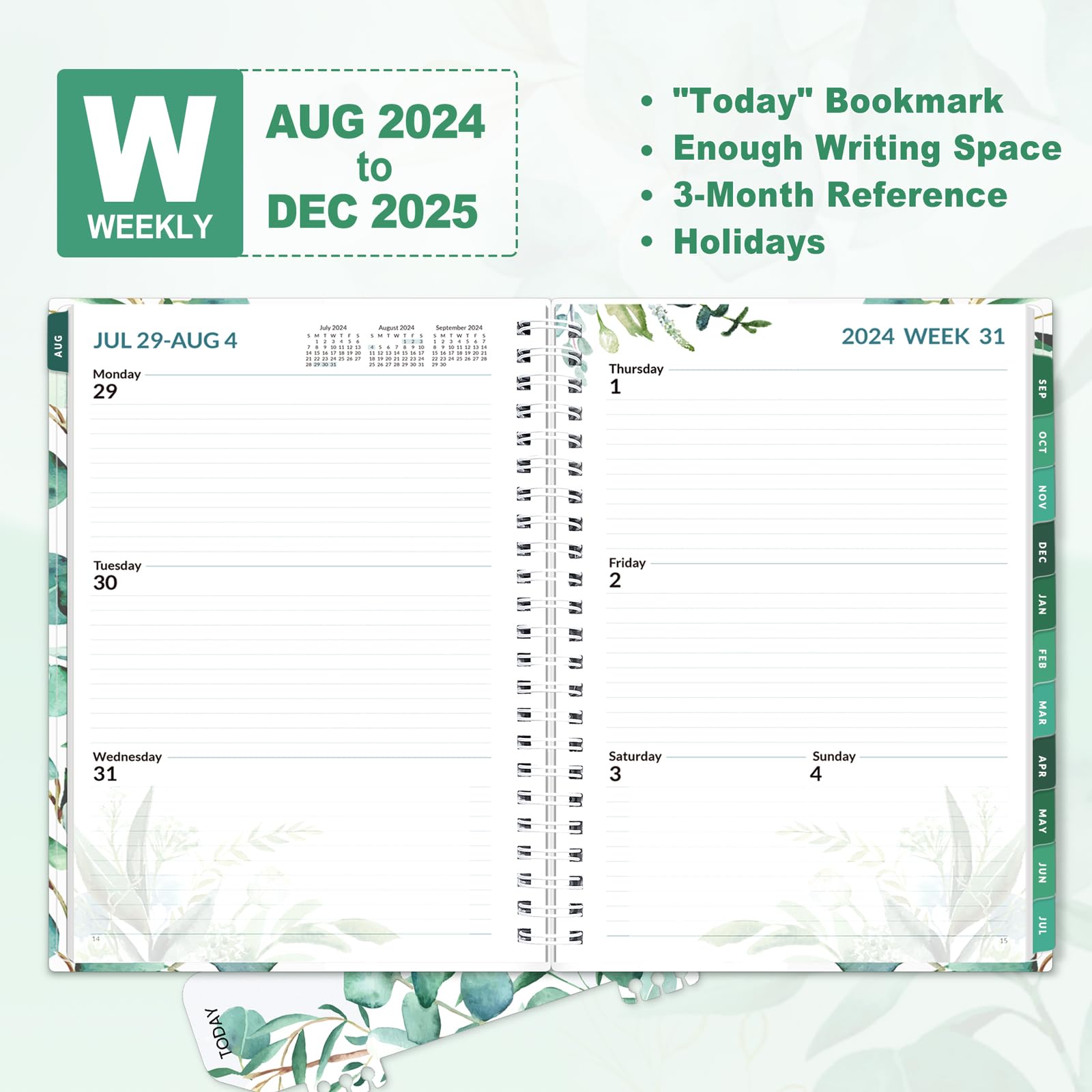 Mua SUNEE Academic Planner 2024-2025 Weekly and Monthly - from August ...