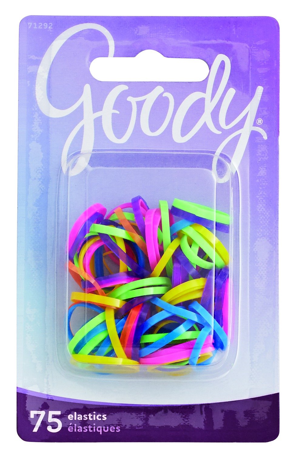 Amazon.com: Goody WoMens Ouchless Mini Elastics, Glitter Polyband, 75 ...