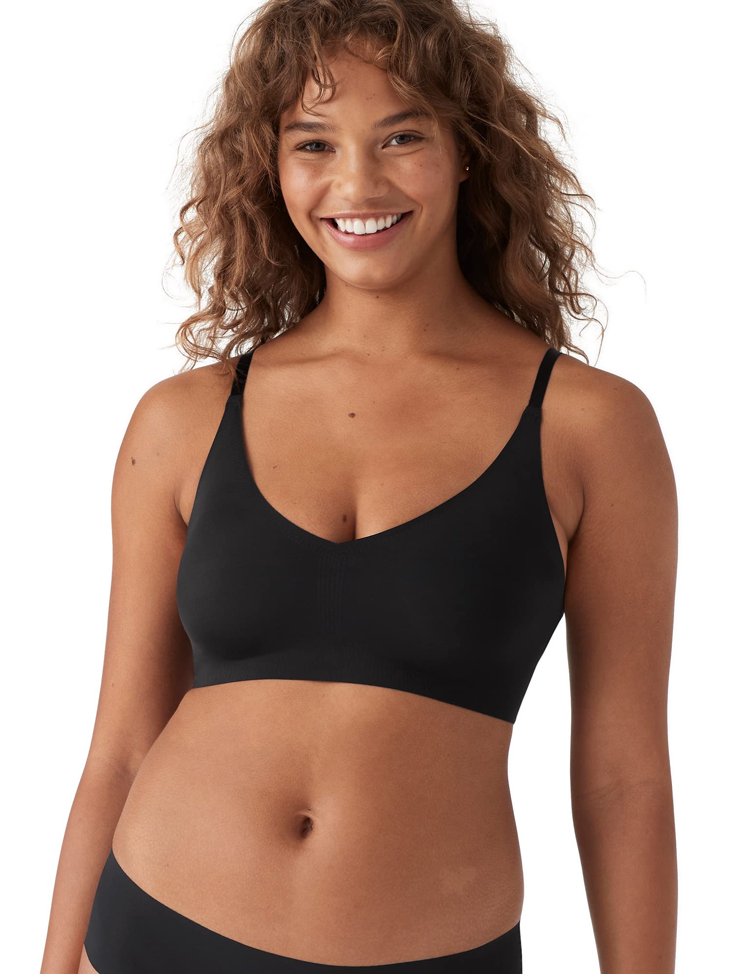 True & Co womens True Body Boost Triangle Convertible Strap Bra, Black, XL 38C-D 40A-B US for ...
