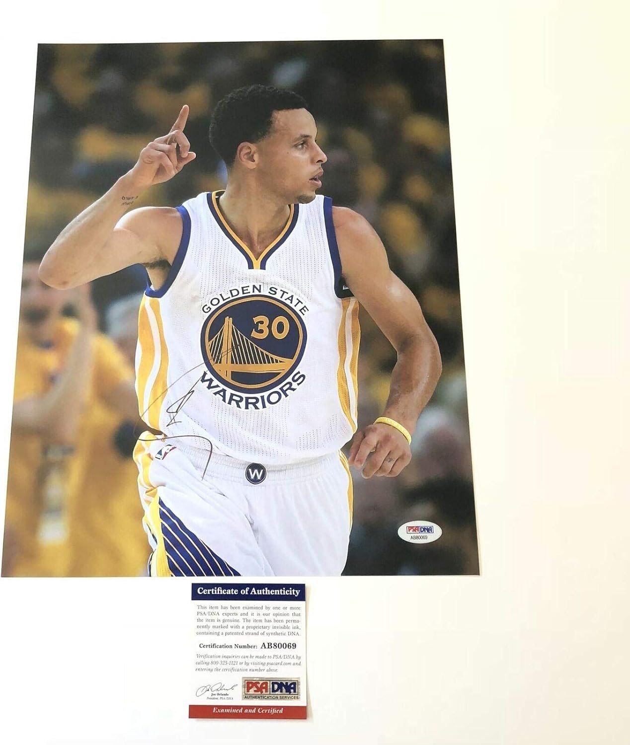 Stephen Curry signed 11x14 photo PSA/DNA Golden State Warriors ...